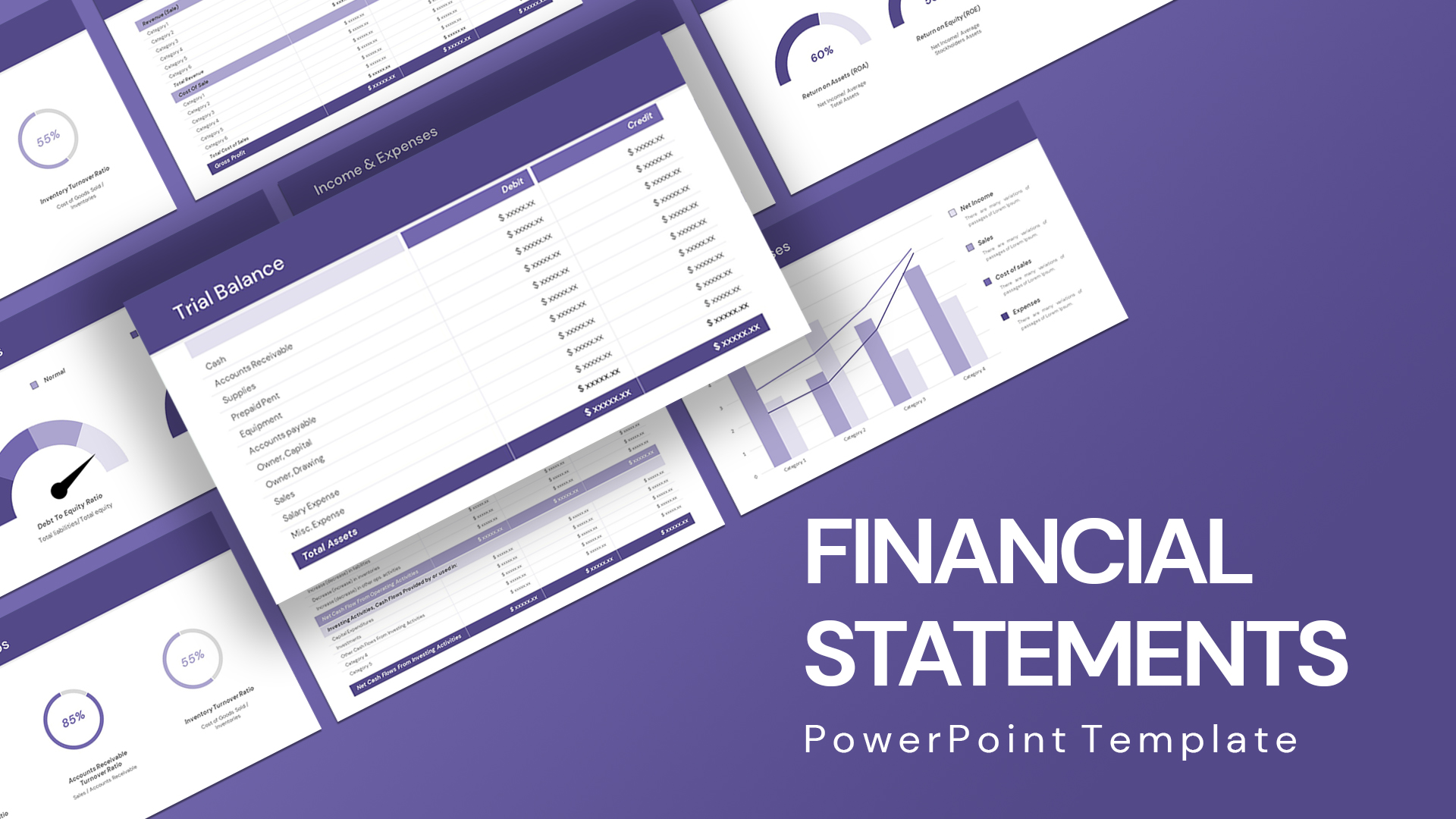 Financial Statement PowerPoint Template SlideBazaar