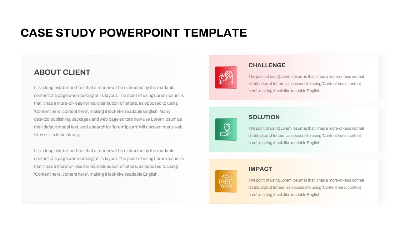 Free Case Study PowerPoint Template SlideBazaar