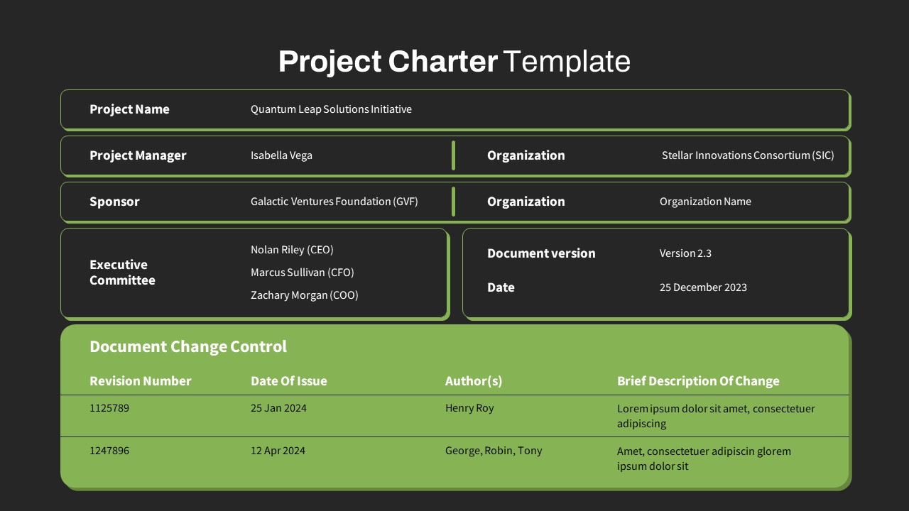 Free-Project-Charter-PowerPoint-Templates - SlideBazaar