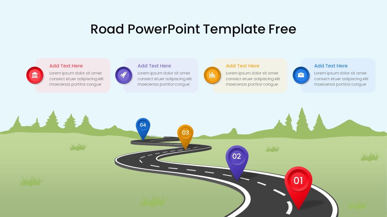 Road Map Powerpoint Template Road Map Powerpoint Template