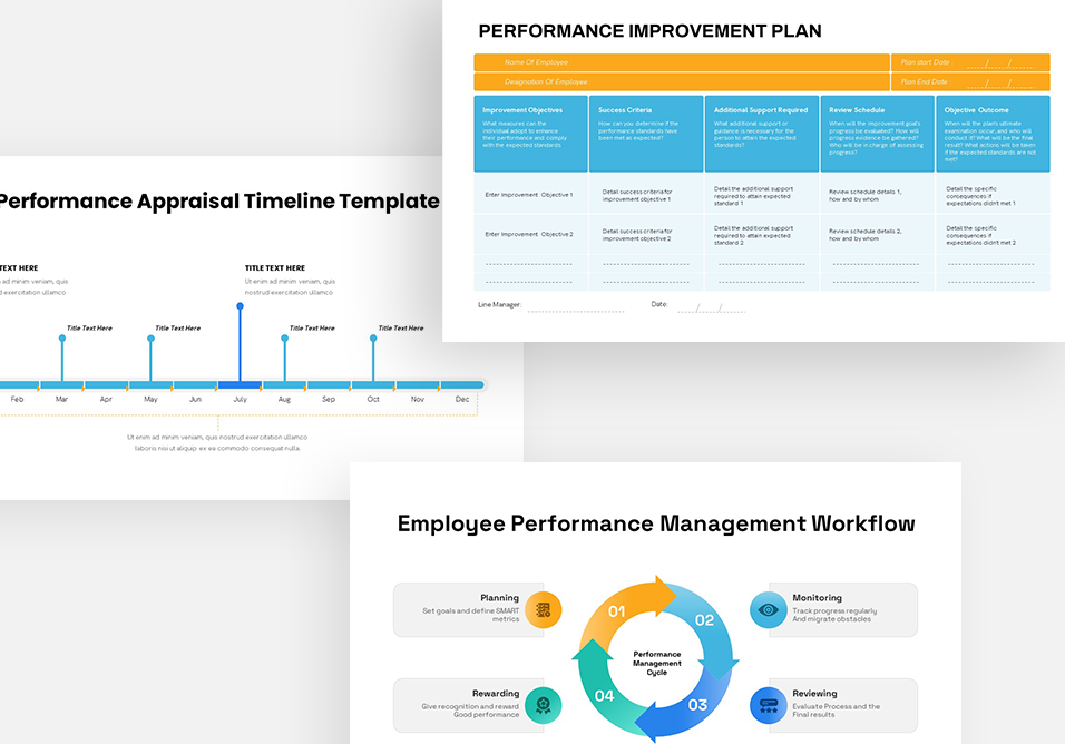 Employee Performance Templates for PPT and Google Slides